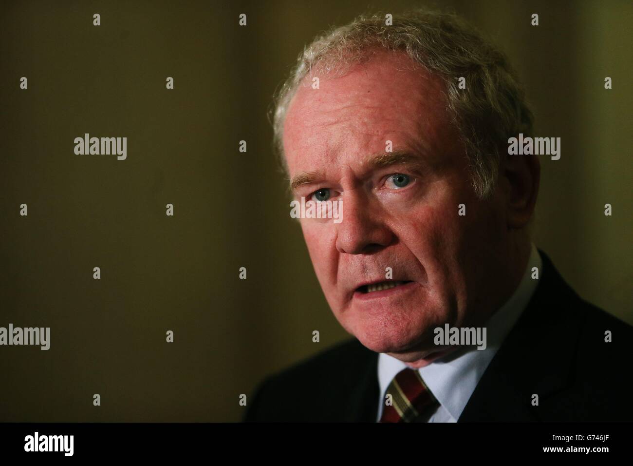 Irish leaders discuss peace issues Stock Photo - Alamy