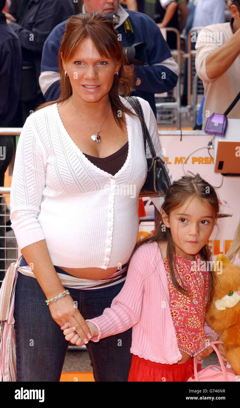 Louise Adams and her daughter Liberty arrive for the UK Charity ...