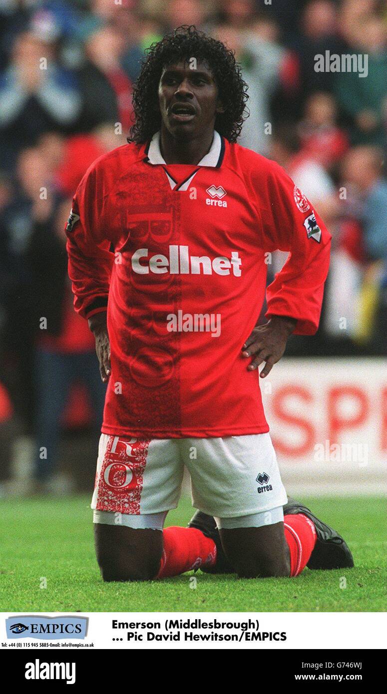 F.A. Carling Premiership Soccer - Middlesbrough v Arsenal. Emerson ...