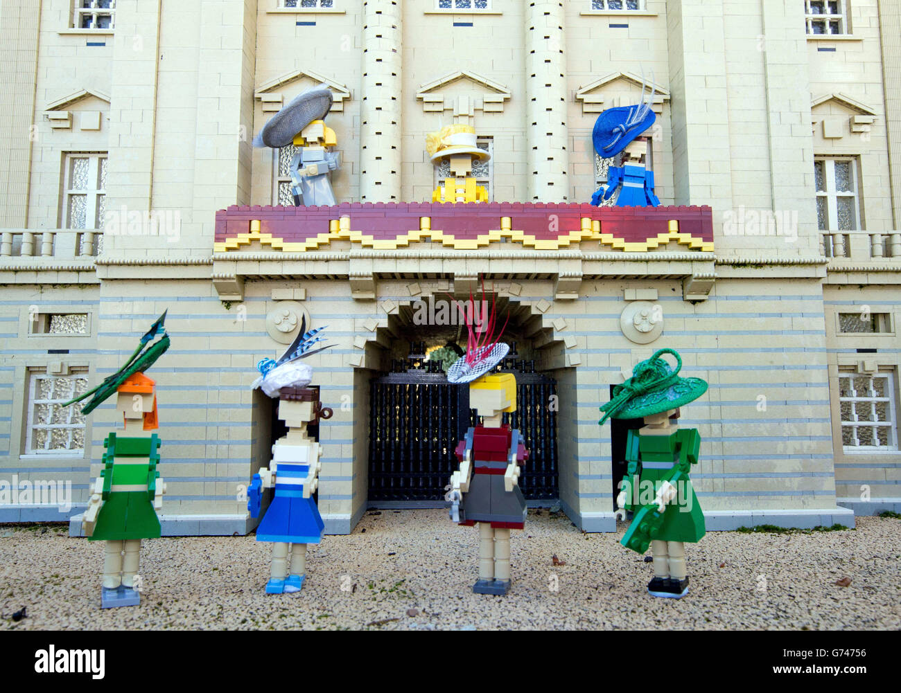 Royal lego figures at Legoland Stock Photo - Alamy