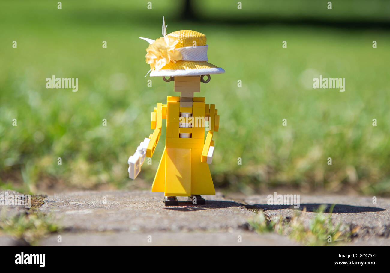 Royal lego figures at Legoland Stock Photo - Alamy