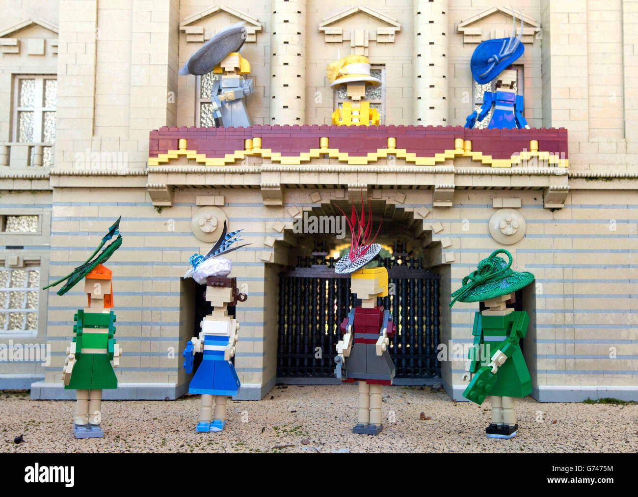Royal lego figures at Legoland Stock Photo - Alamy