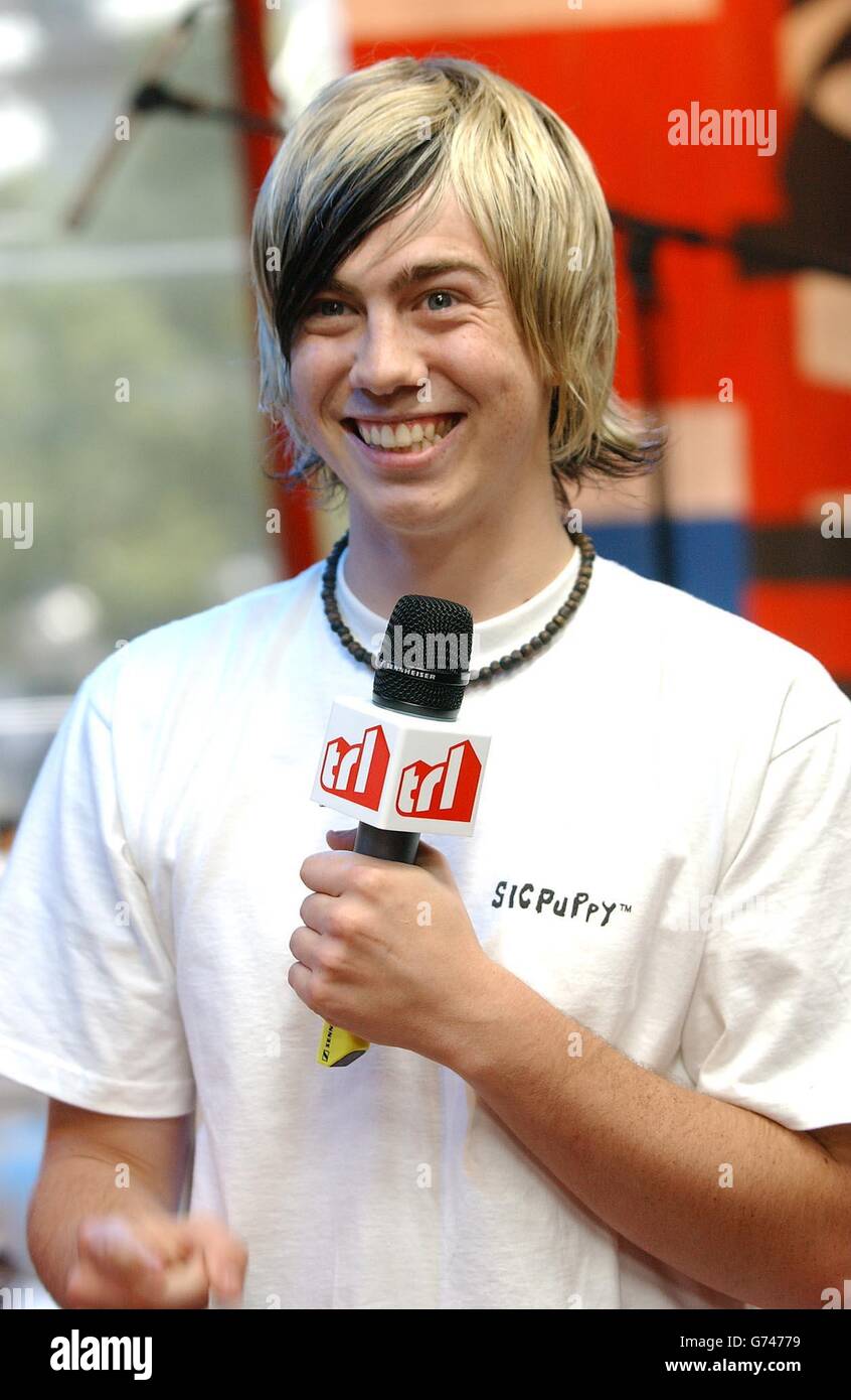 Music television celebrity mtv trl head shoulders busted james bourne ...