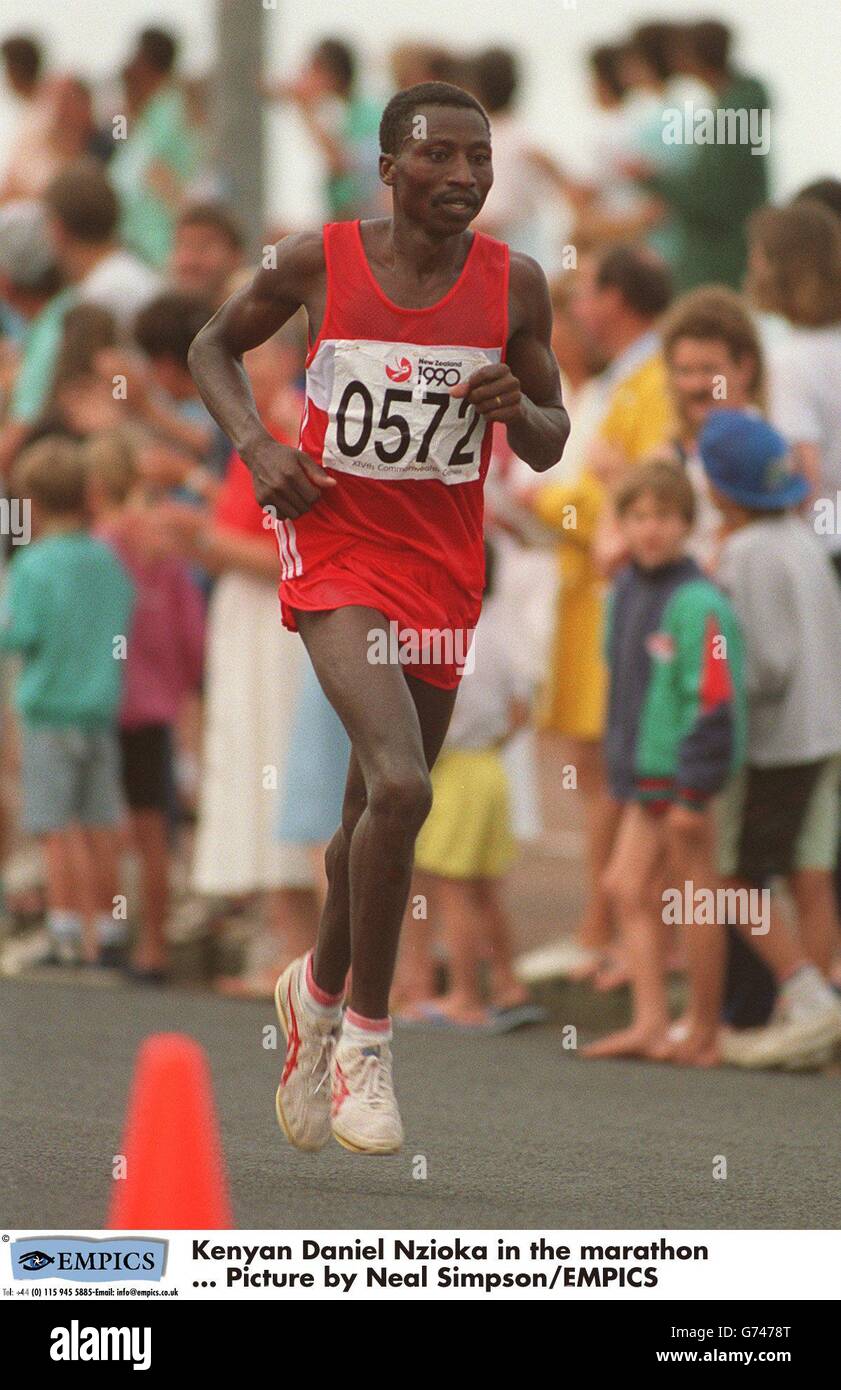 Kenyan daniel nzioka in marathon hi-res stock photography and images - Alamy