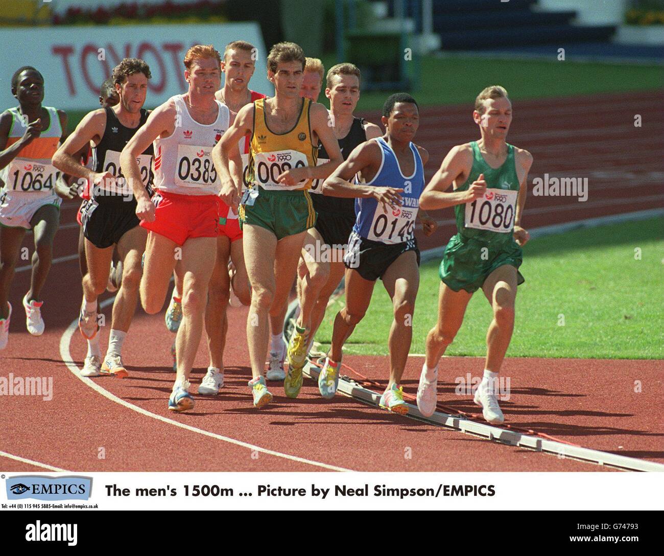 The mens 1500m picture by neal simpson empics hi-res stock photography and images - Alamy