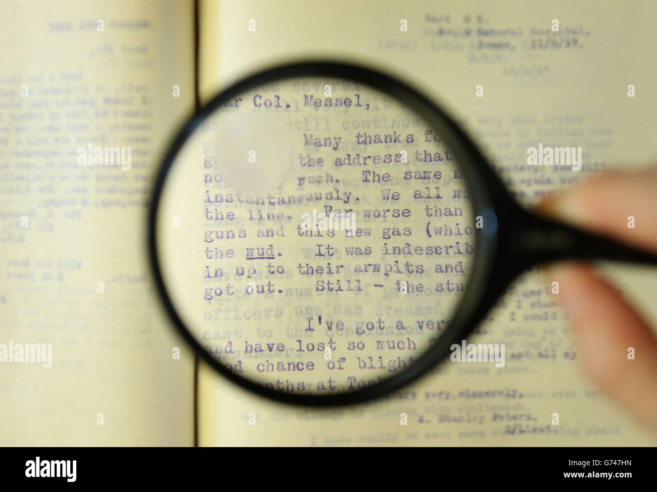 An extract from one of 491 letters which were sent to Colonel Leonard ...