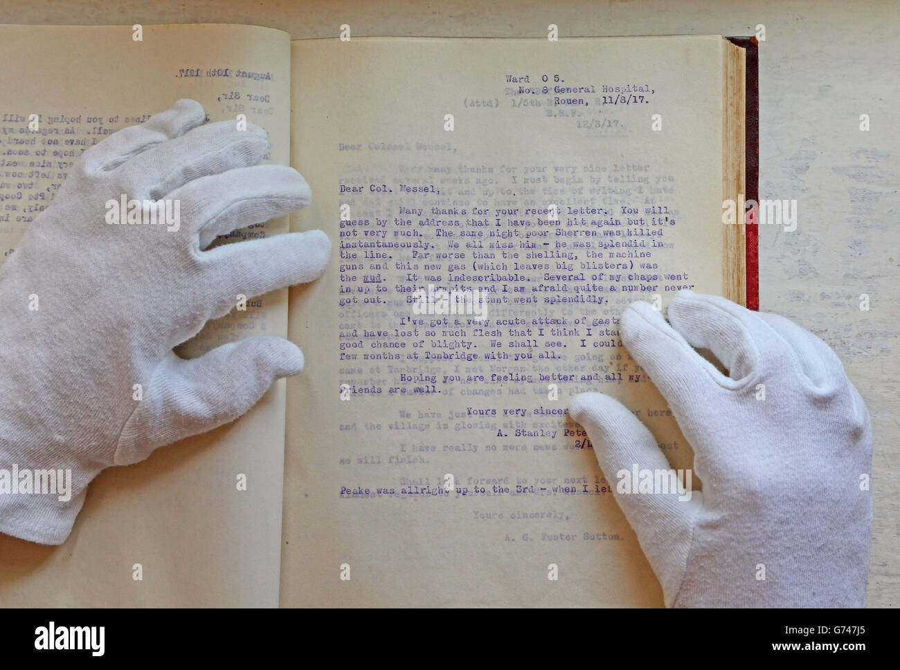 Ww1 letters hi-res stock photography and images - Alamy