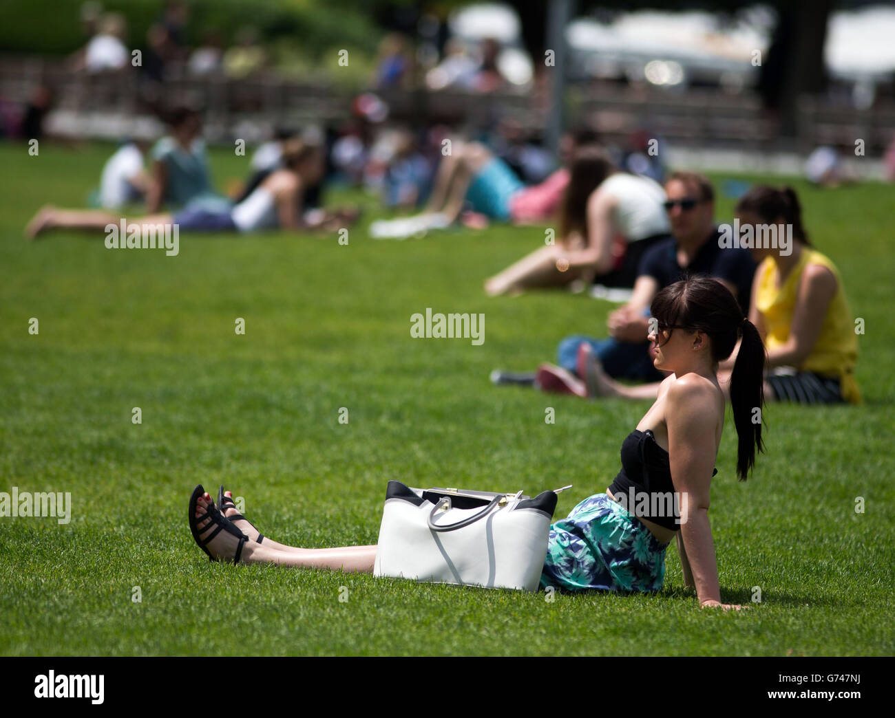 Summer weather June 13th Stock Photo - Alamy