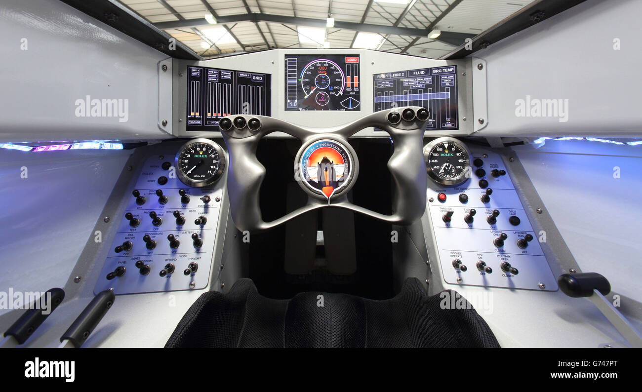 SSC Bloodhound jet car Stock Photo - Alamy