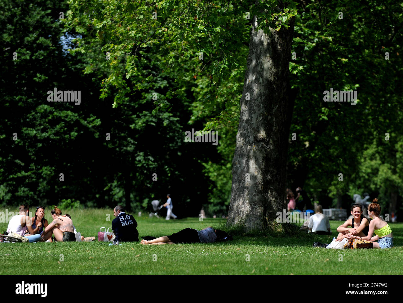 Summer weather June 13th Stock Photo - Alamy