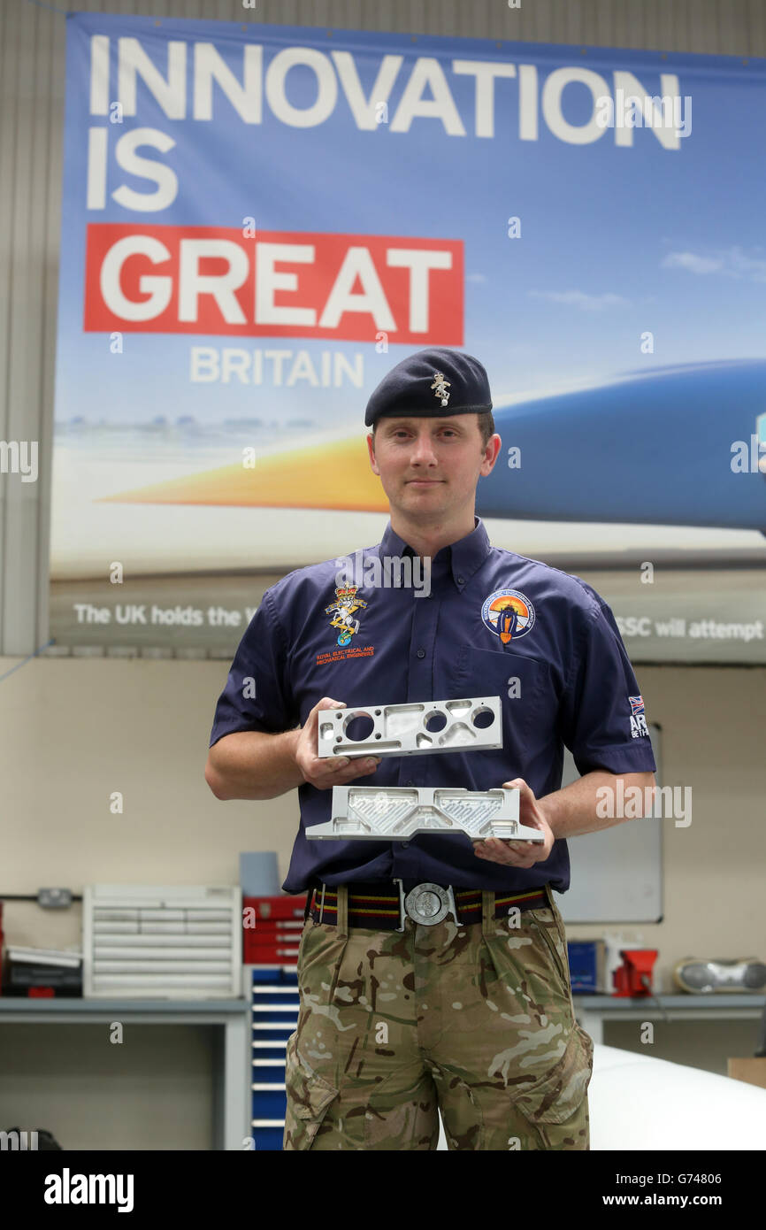 SSC Bloodhound jet car Stock Photo - Alamy