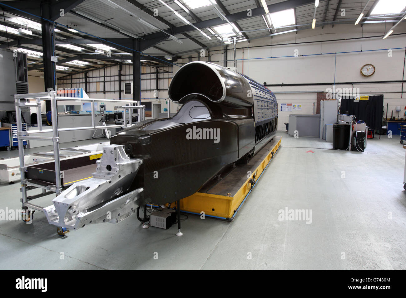 SSC Bloodhound jet car Stock Photo - Alamy