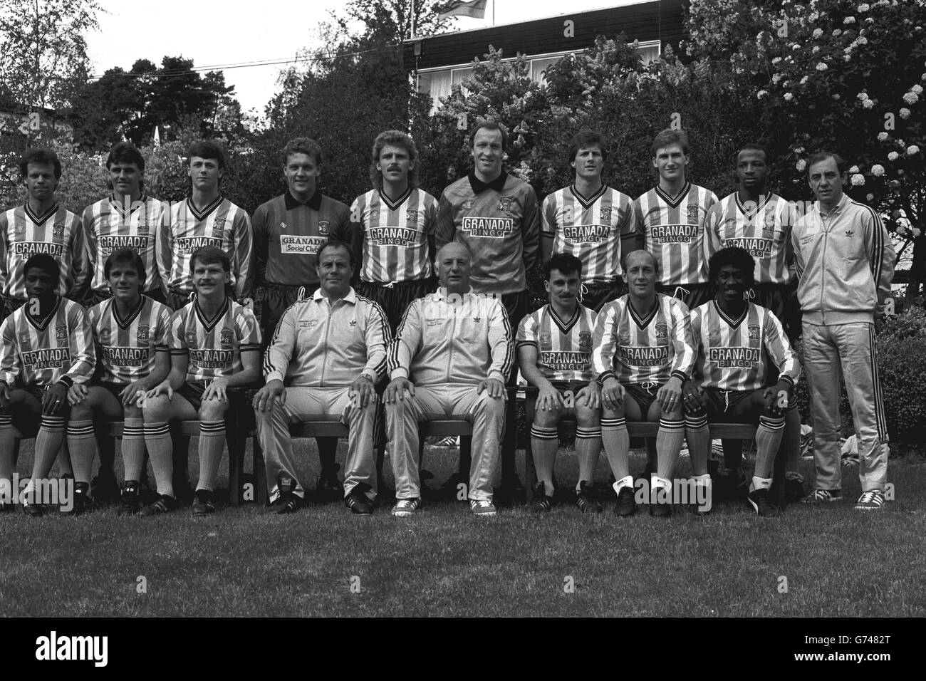 Soccer - Coventry City - FA Cup Final Squad - Bournemouth Stock Photo ...