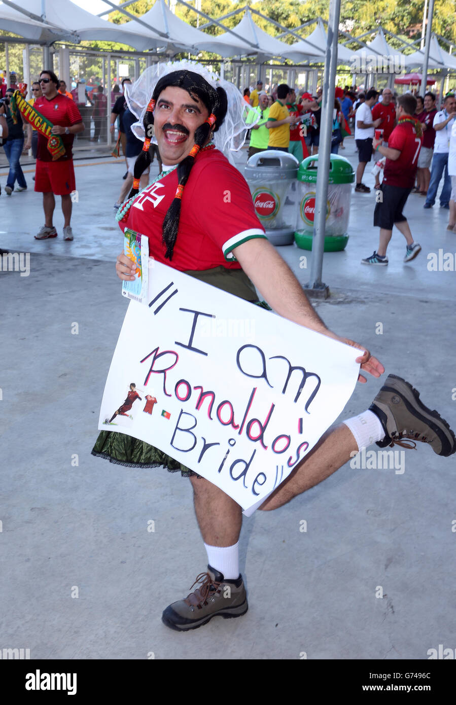 Fifa world cup fan signs hi-res stock photography and images - Alamy
