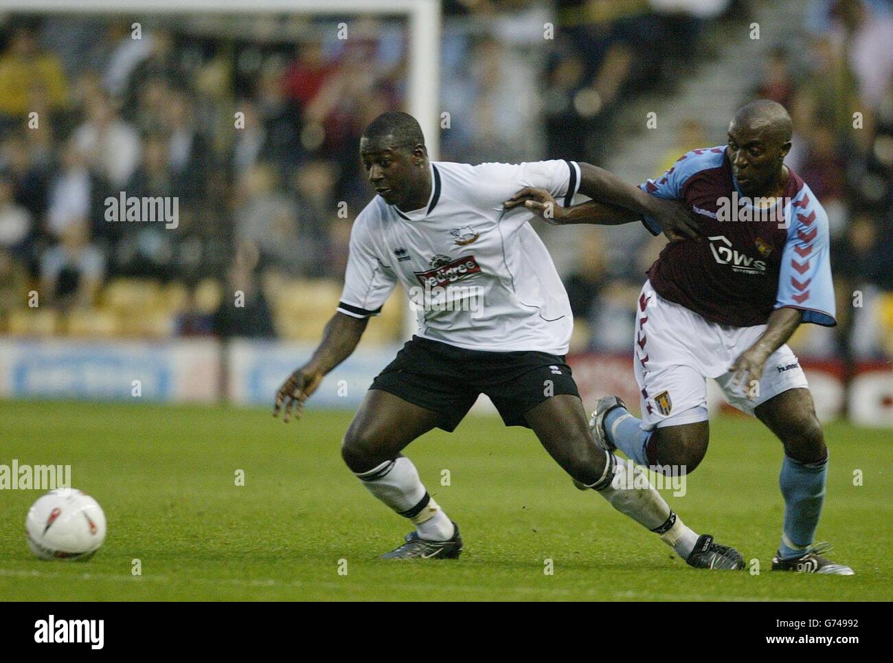 Sport football action pablo mills darius vassel hi-res stock ...