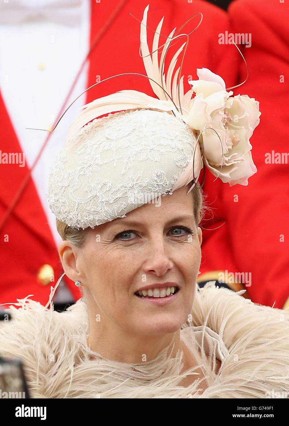 Countess wessex travels carriage order garter service st georges chapel ...