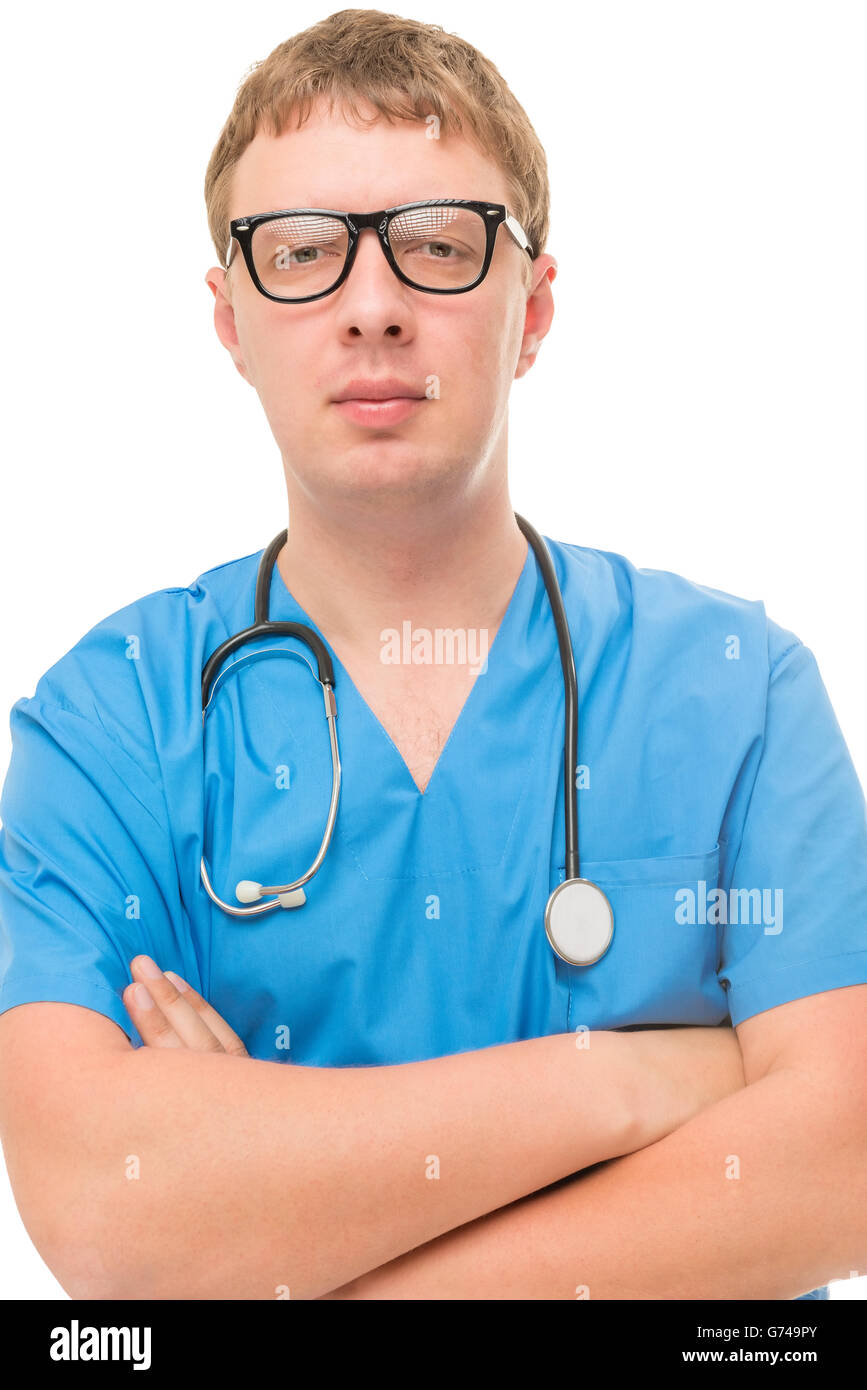 Professional suit doctor vertical hi-res stock photography and images ...