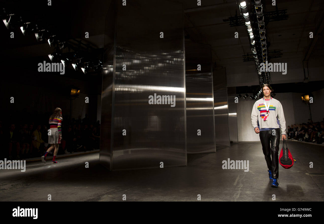 James Long catwalk - London Collections: Men 2014 Stock Photo - Alamy