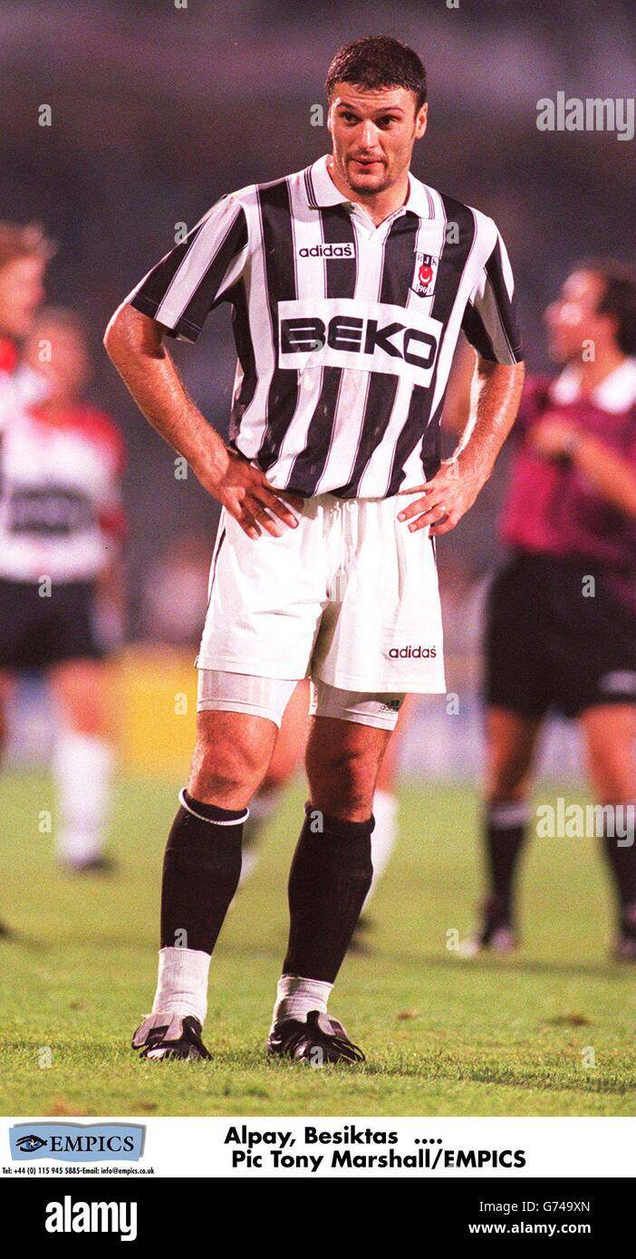 Turkish Soccer. Alpay, Besiktas Stock Photo - Alamy