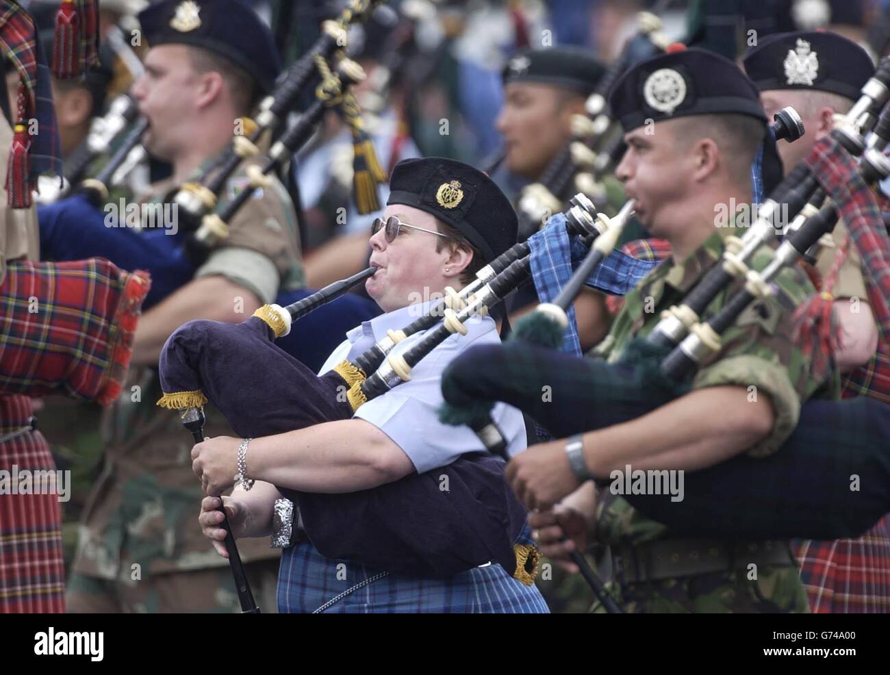Army band during opening event hi-res stock photography and images - Alamy