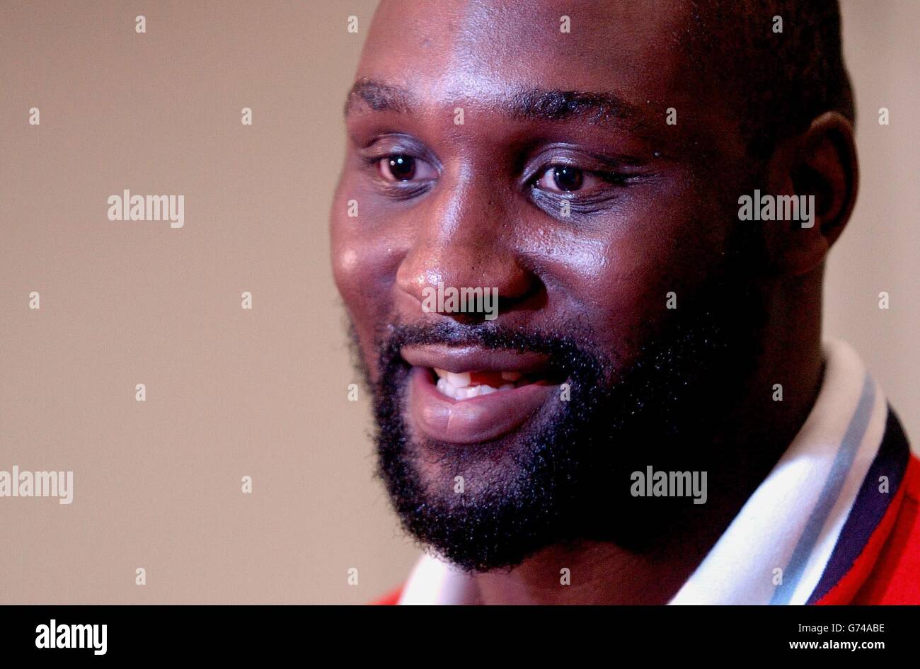 Boxer Danny Williams arrives back from New York at London's Heathrow ...