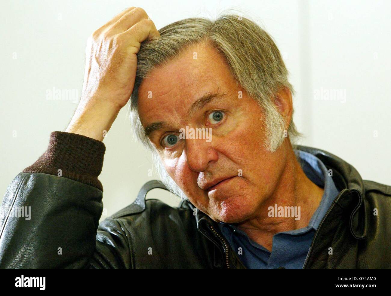 Burt Rutan, designer of SpaceShipOne, the privately funded space craft ...