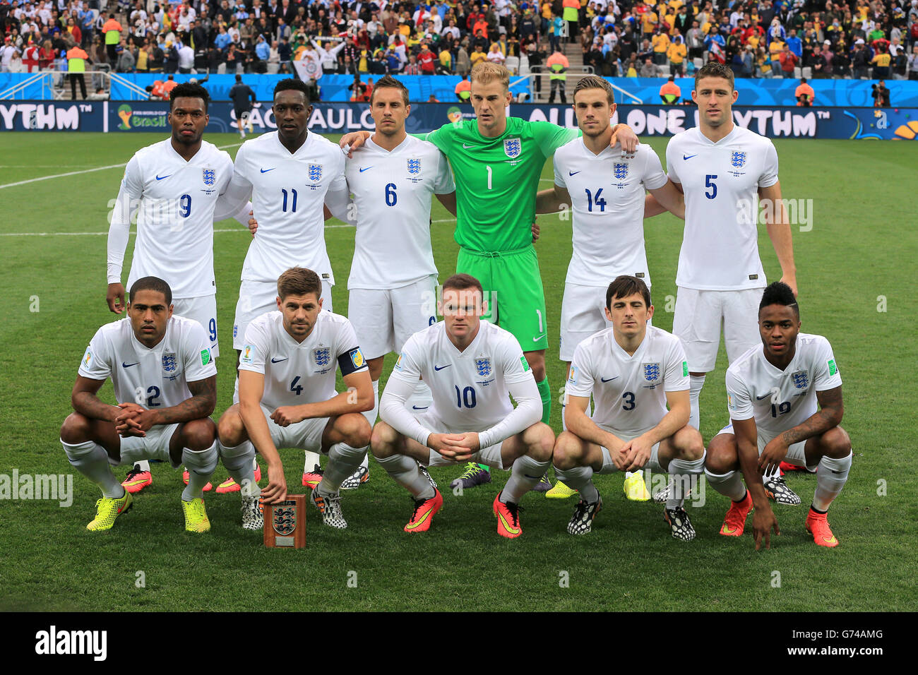 England team group (back row, left-right) Daniel Sturride, Danny ...