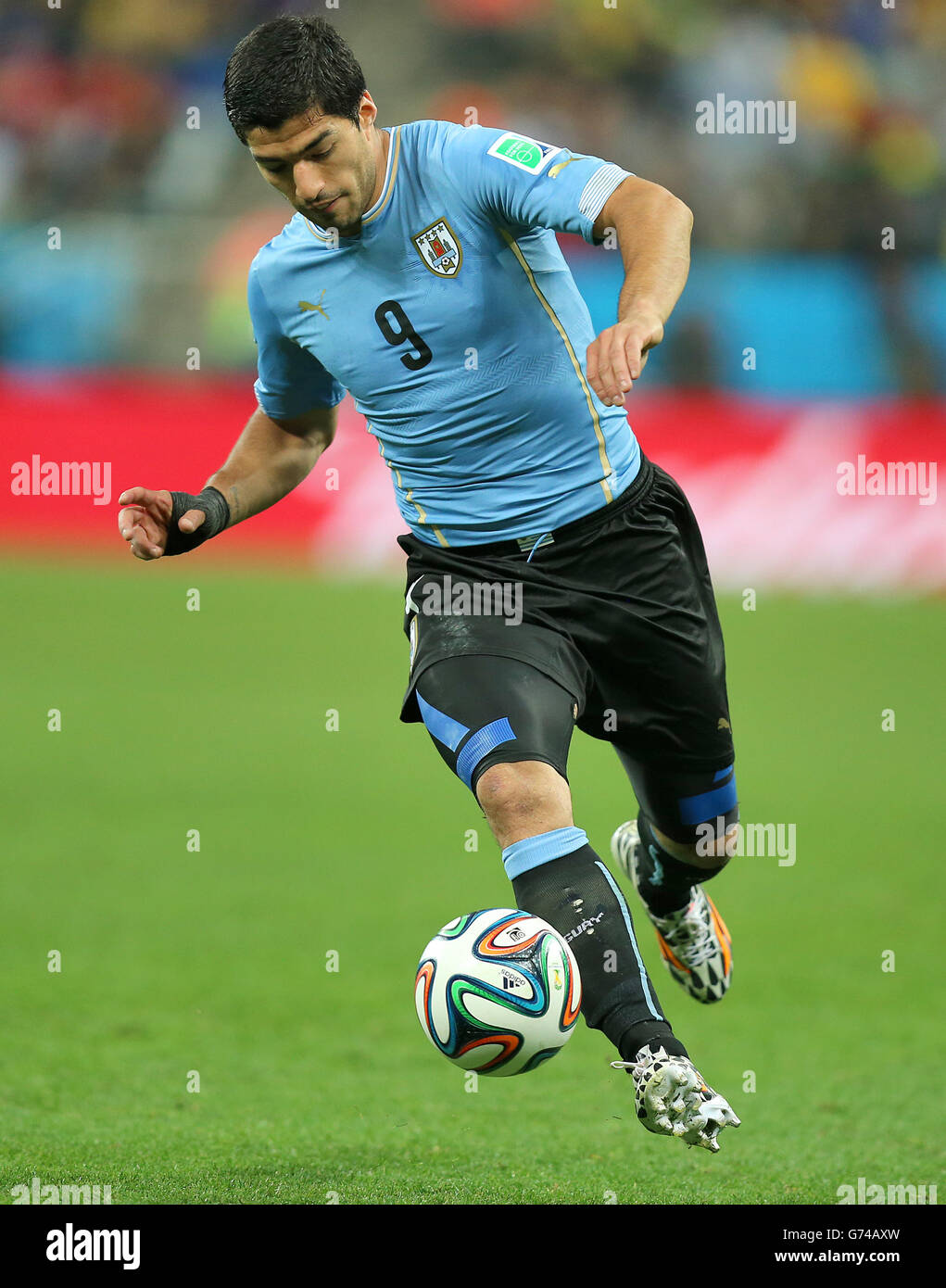 Uruguay's Luis Suarez during the Group D match the Estadio do Sao Paulo ...