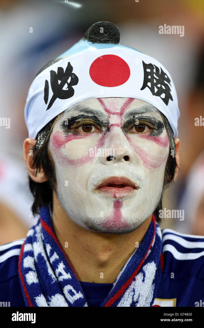 Japan fans show support in stands hi-res stock photography and images ...
