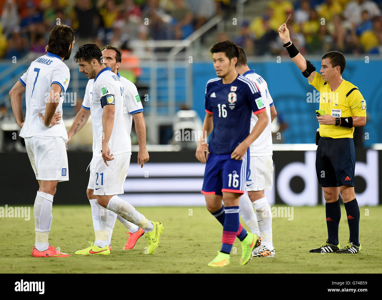 Soccer - FIFA World Cup 2014 - Group C - Japan v Greece - Estadio das ...
