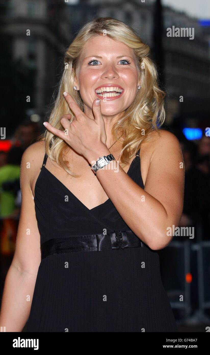 Former Big Brother housemate Vanessa Nimmo arrives for the premiere of ...