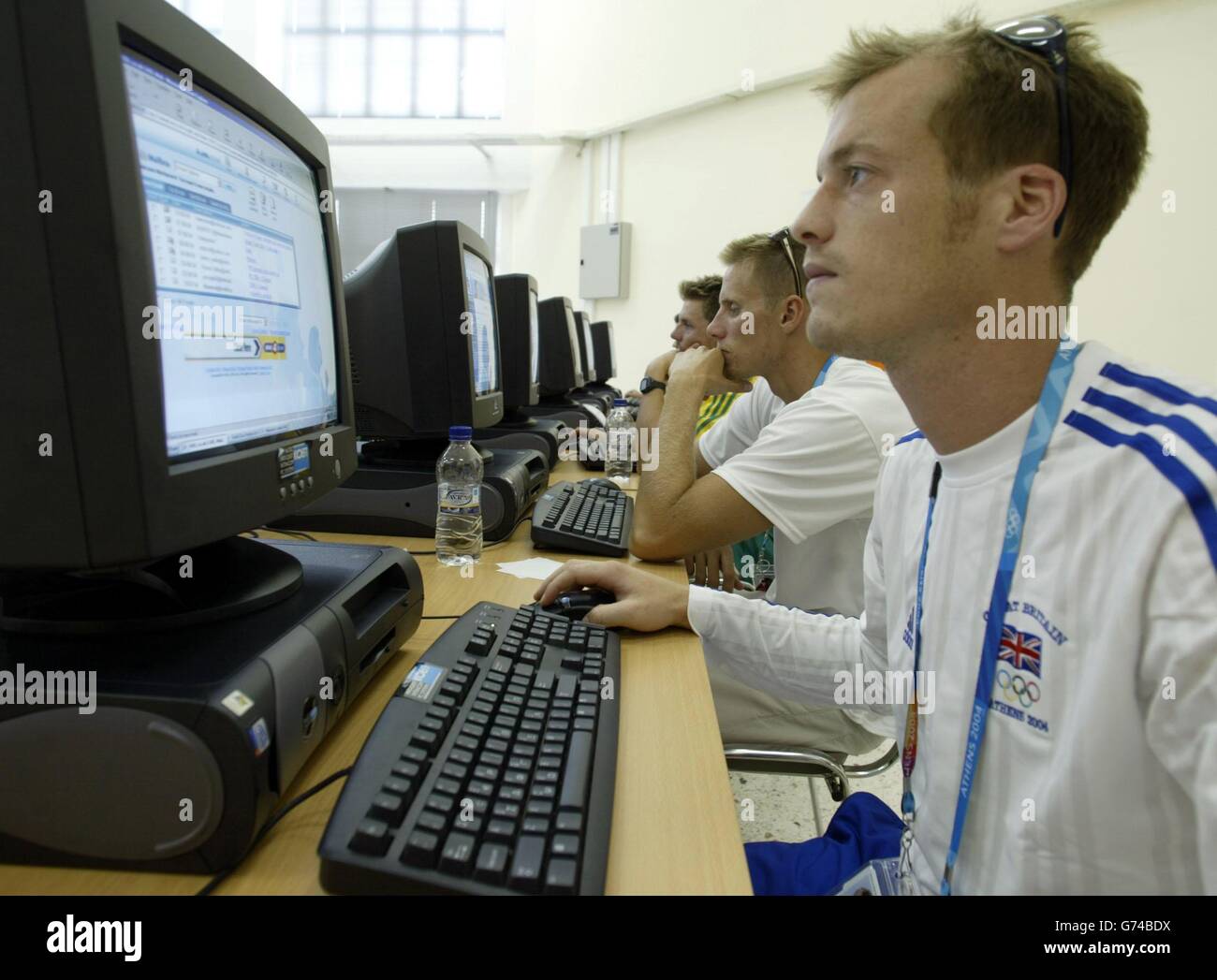 Sport olympics olympic village computers computer hi-res stock ...