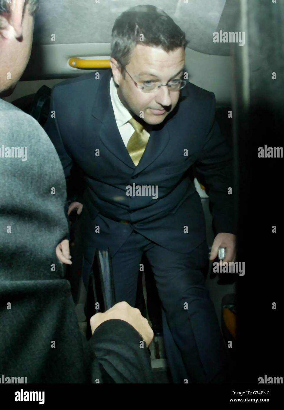 Brian Stevens leaves the Old Baily Stock Photo - Alamy