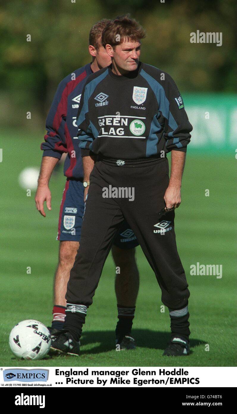 England manager Glenn Hoddle ... Picture by Mike Egerton/EMPICS Stock ...