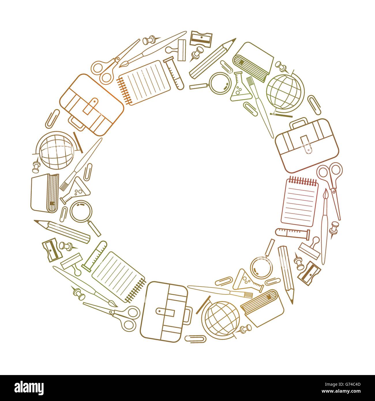 Design school doodle art vector Cut Out Stock Images & Pictures - Alamy