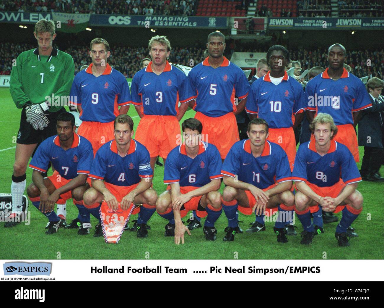 International Soccer - Wales v Holland [Netherlands]. Holland ...