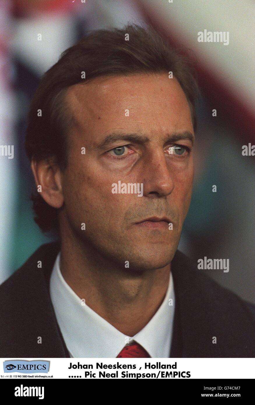 International Soccer - Wales v Holland [Netherlands]. Johan Neeskens ...