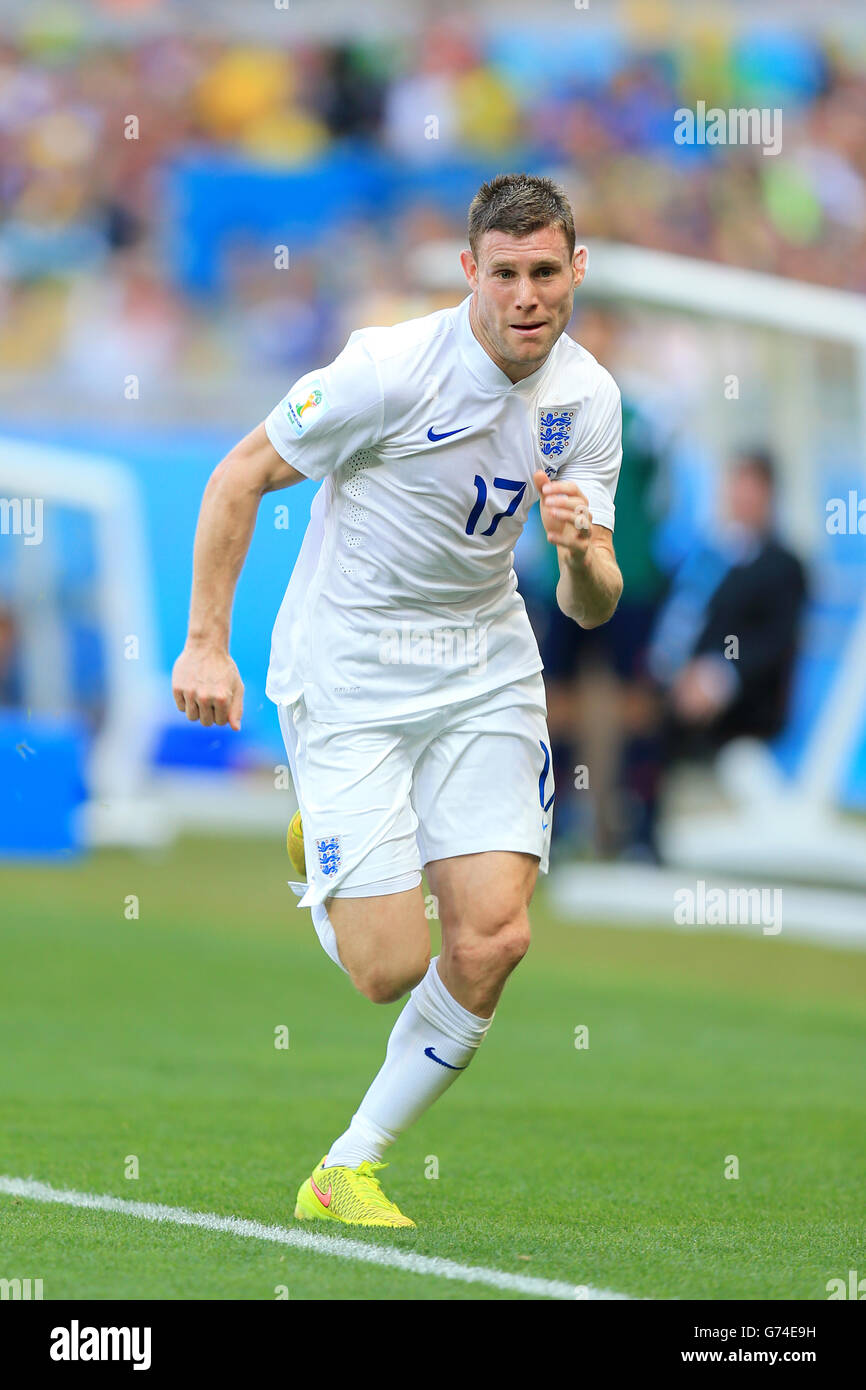 England's James Milner in action during the FIFA World Cup, Group D ...