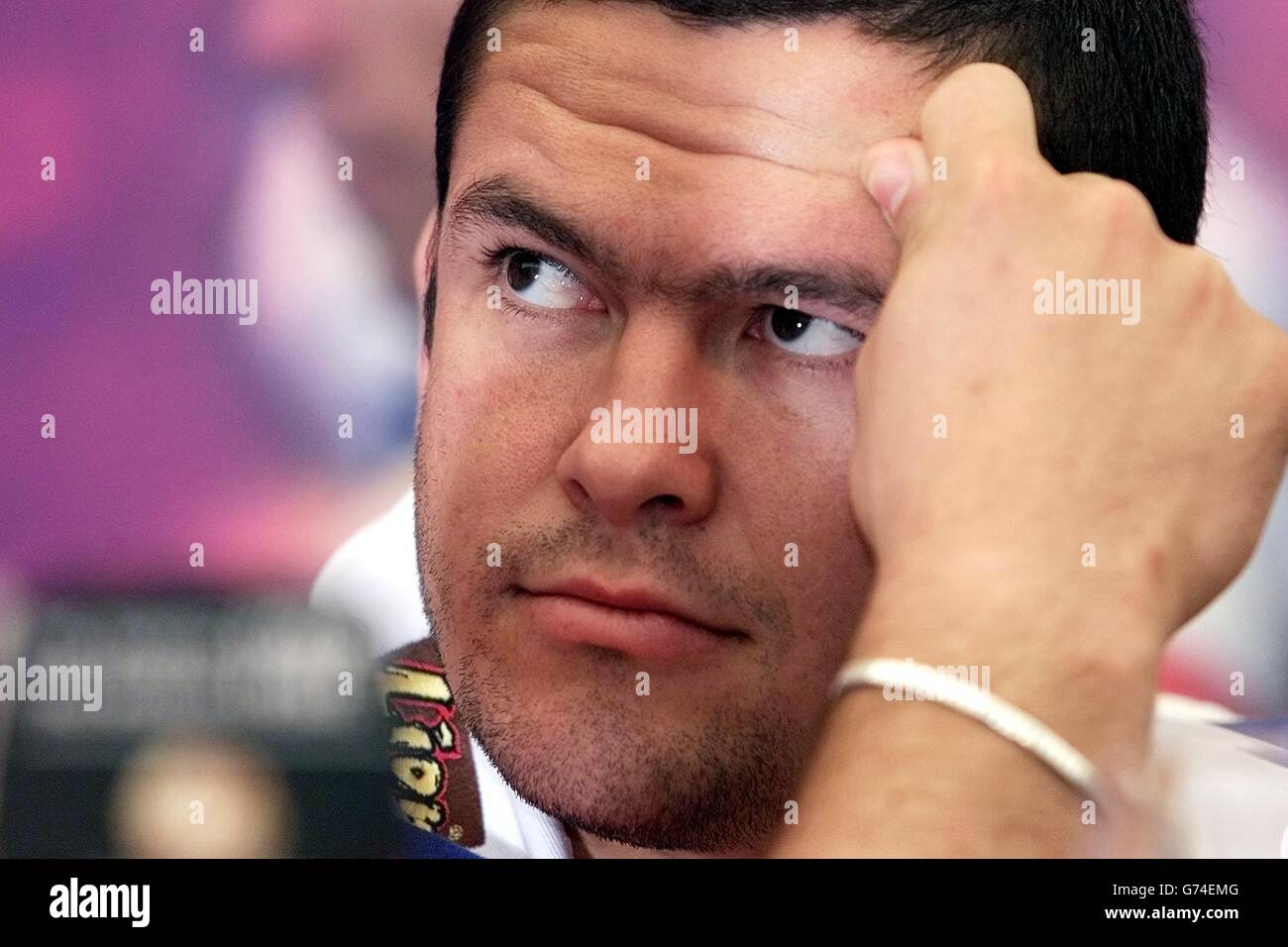 Neil Back England Press Conference Stock Photo - Alamy