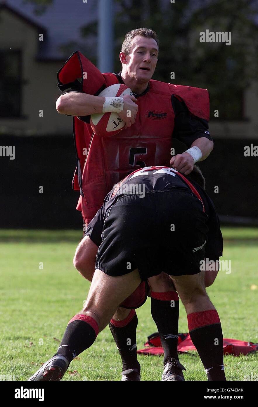 Wales' Robert Howley during a training session at Sophia Gardens ...