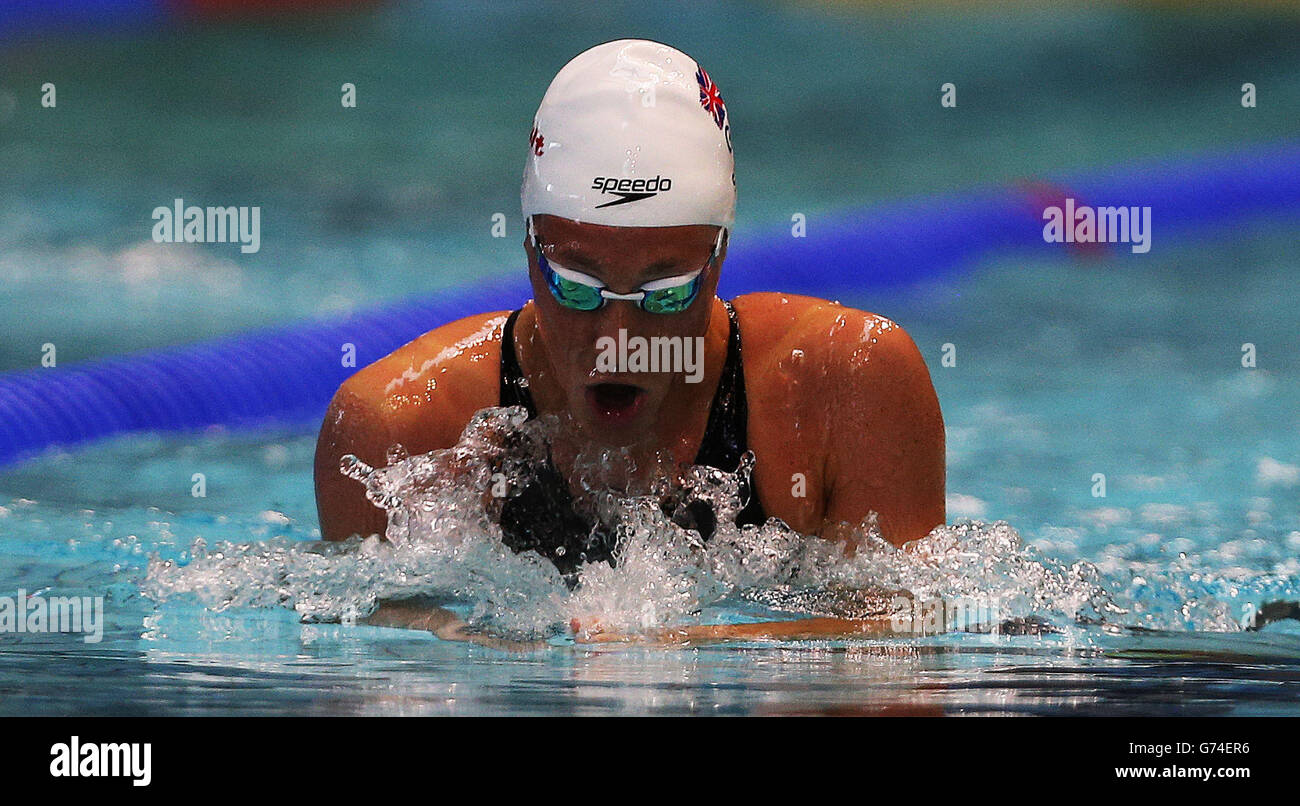 Bath University's Elizabeth Simmonds during the women's open 200m IM ...