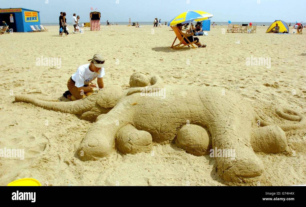 Masters of the Sand Competition at Great Yarmouth Beach Stock Photo - Alamy