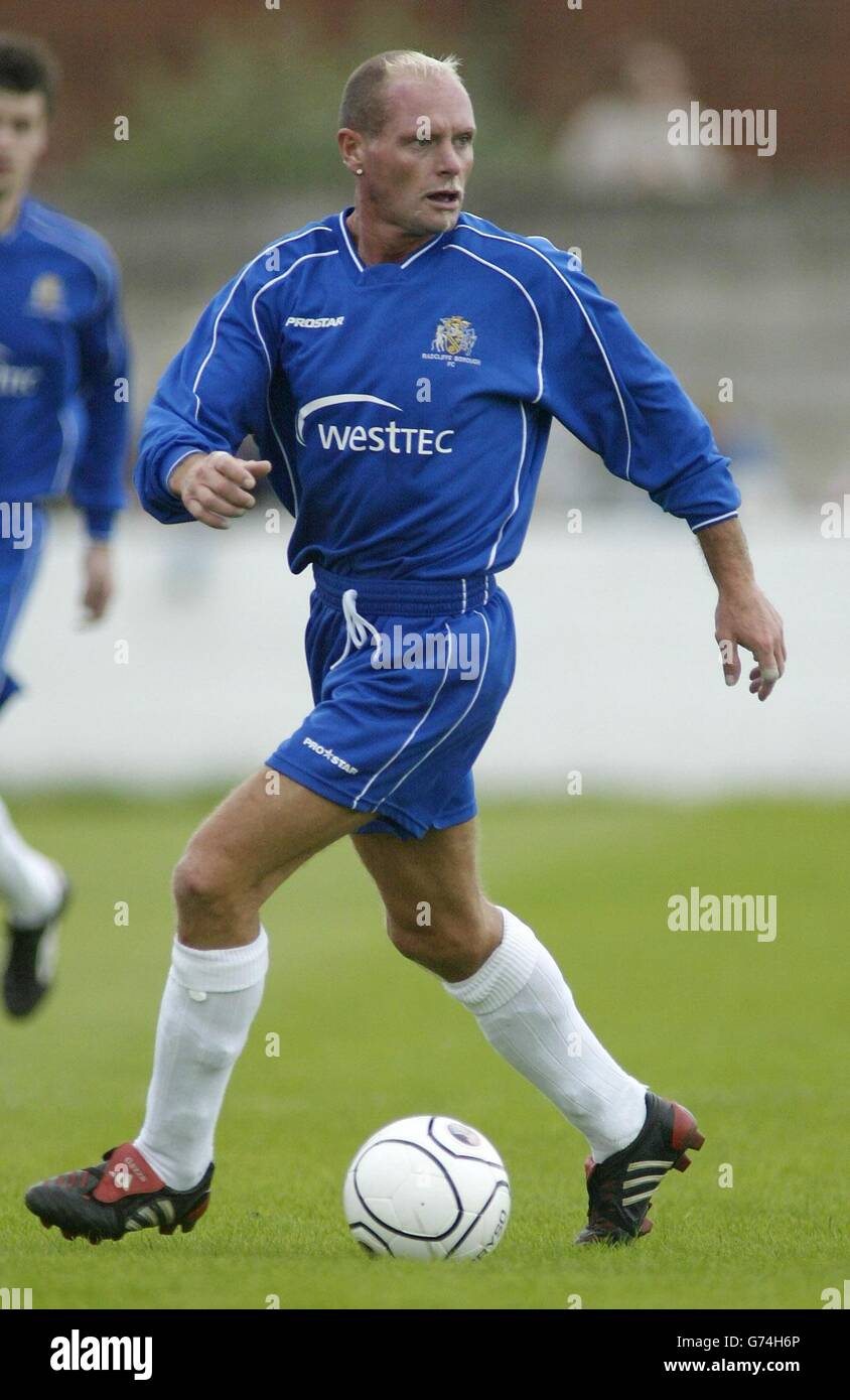 Paul Gascoigne Radcliffe Borough Stock Photo - Alamy