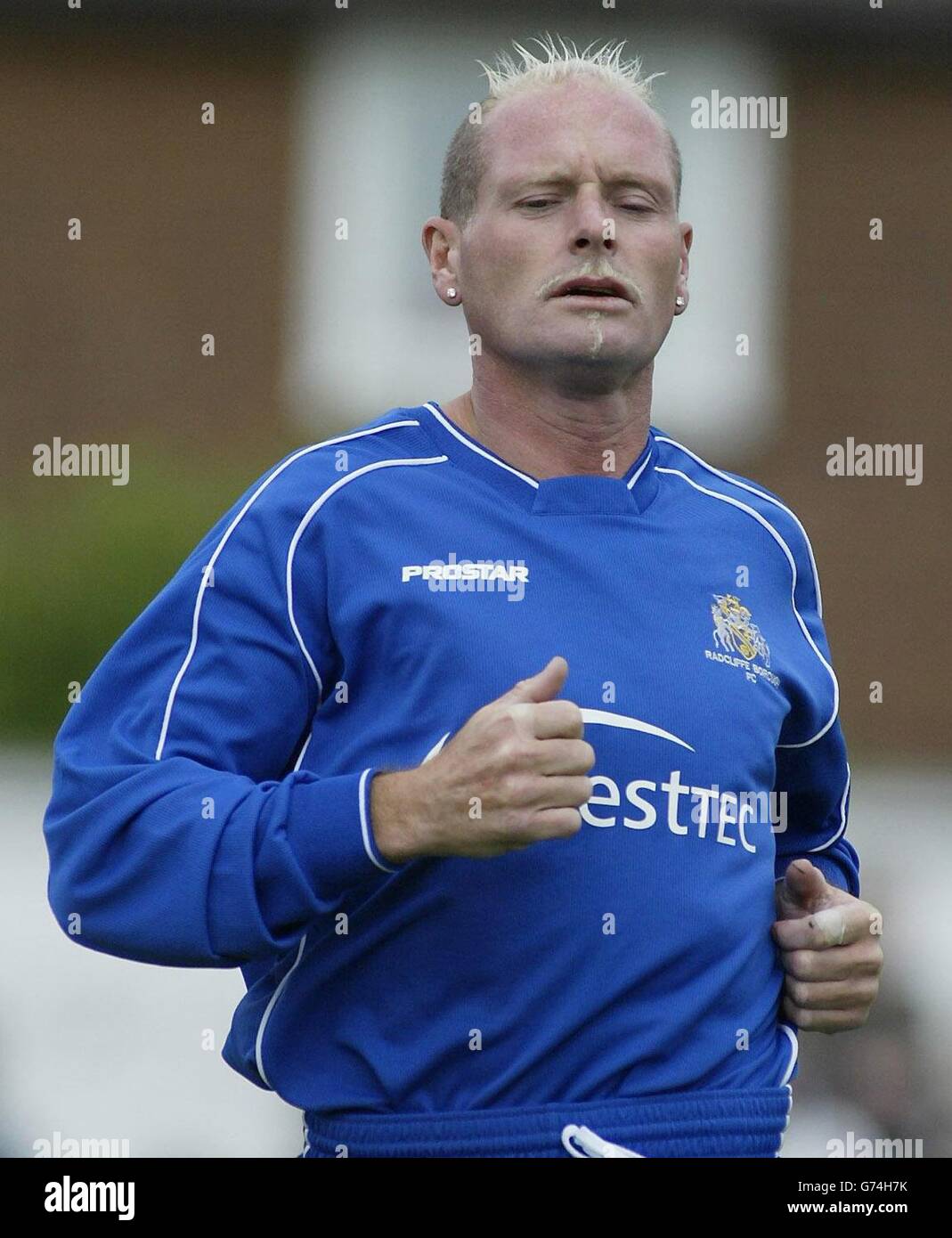 Paul Gascoigne Radcliffe Borough Stock Photo - Alamy