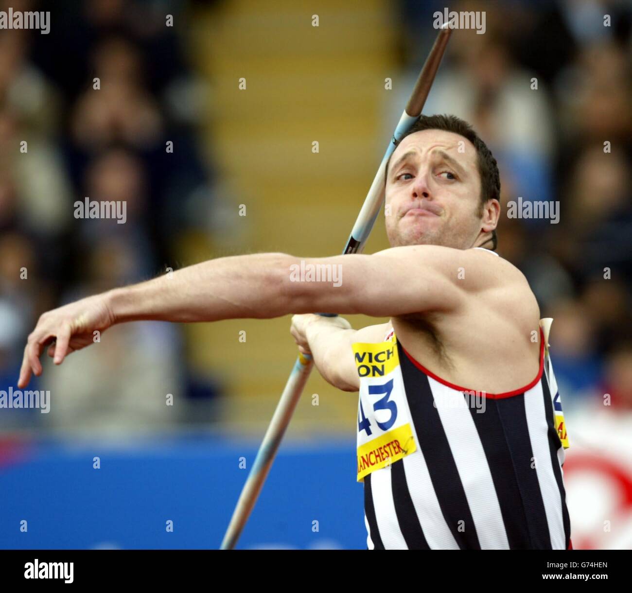 Nick Nieland Norwich Union Olympic Trials Stock Photo - Alamy