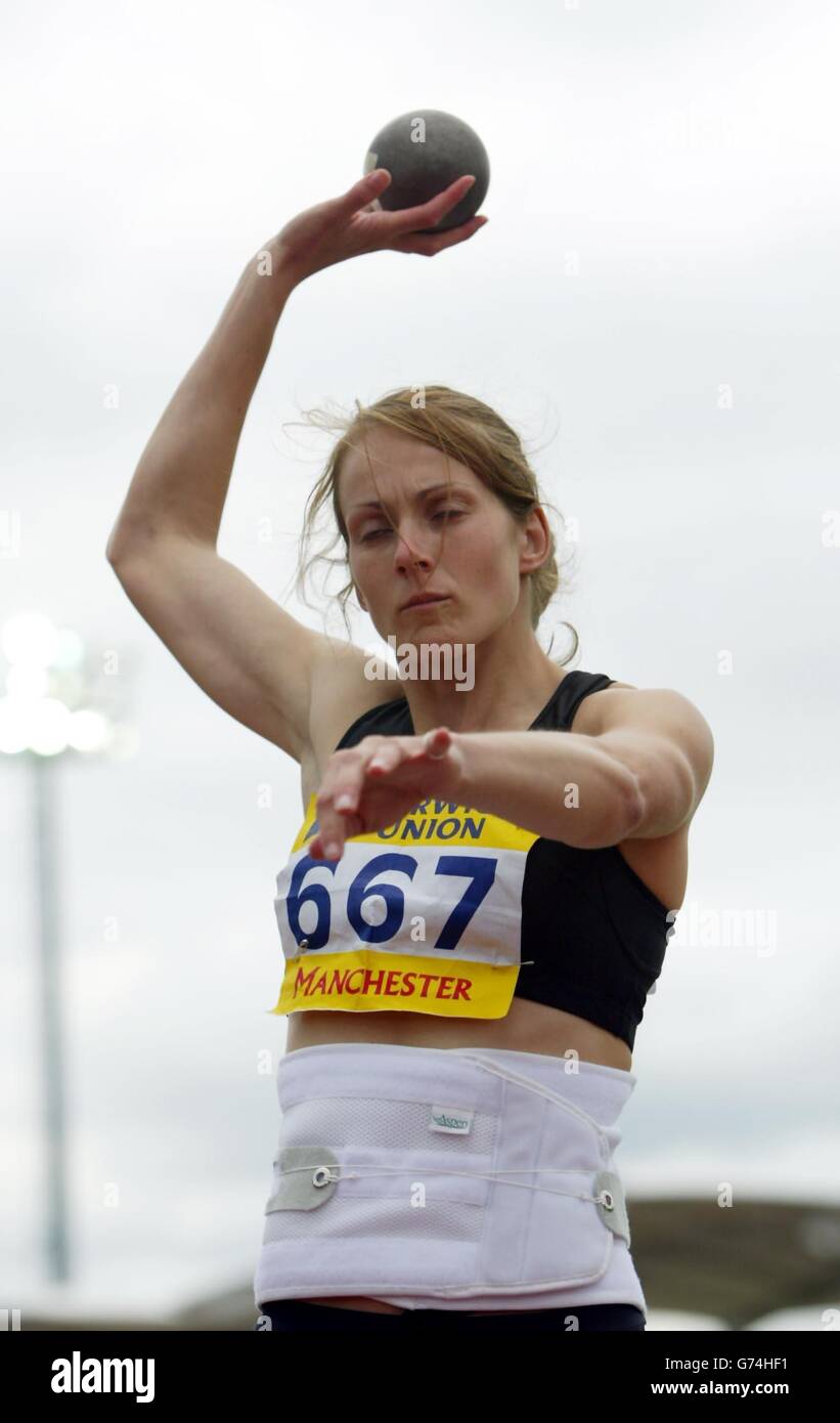 Kelly Sotherton Norwich Union Olympic Trials Stock Photo - Alamy