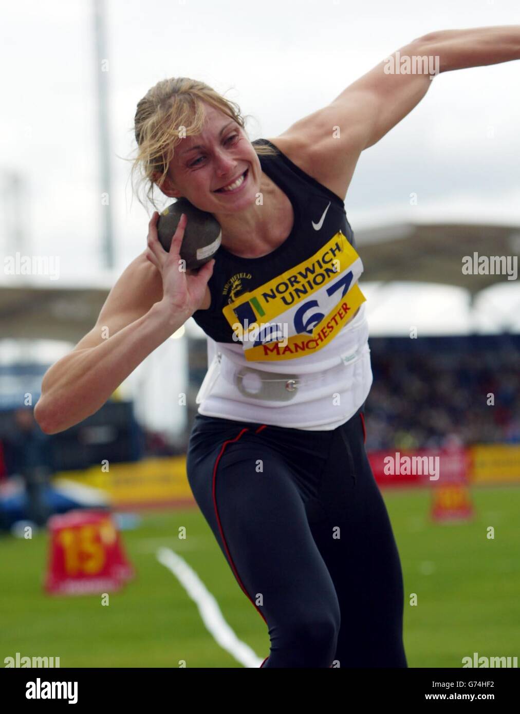 Kelly Sotherton Norwich Union Olympic Trials Stock Photo - Alamy