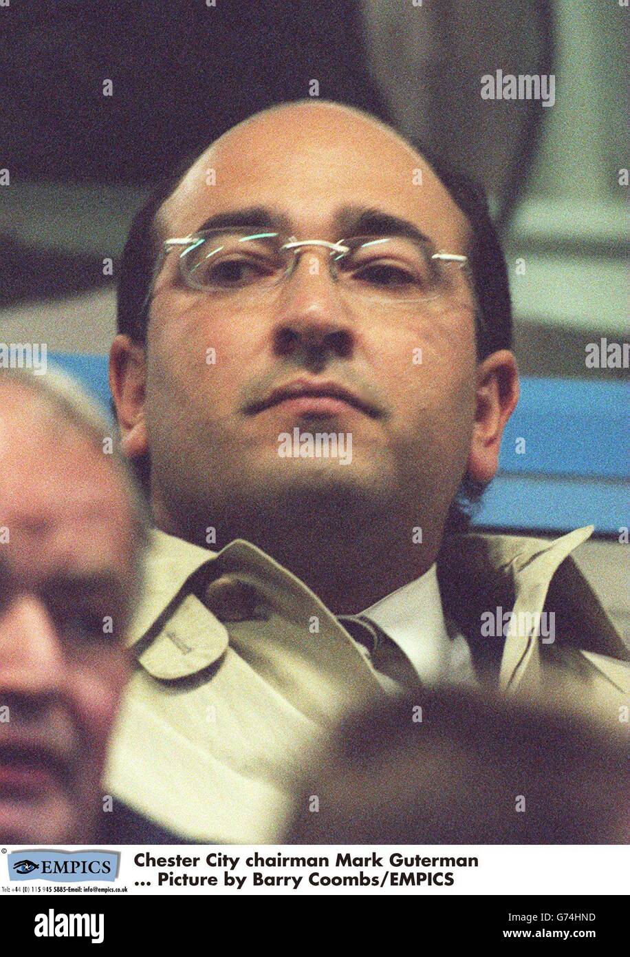 Chester city chairman mark guterman picture by barry coombs empics hi ...