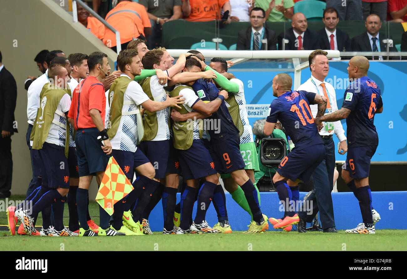 Robin van persie netherlands spain hi-res stock photography and images ...