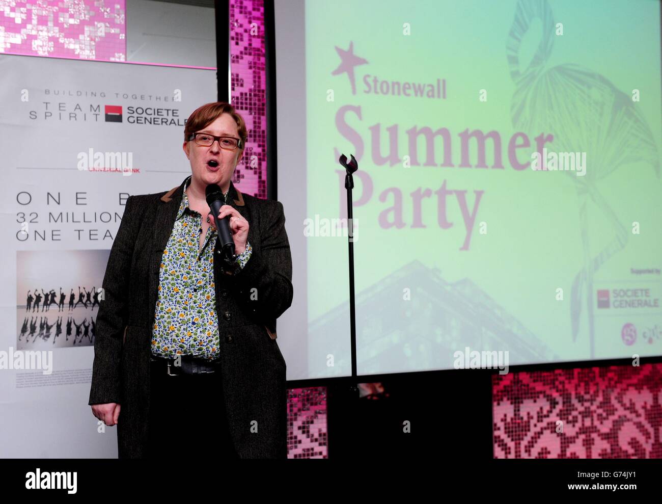 Acting Chief Executive Ruth Hunt attending the Stonewall Summer Party ...